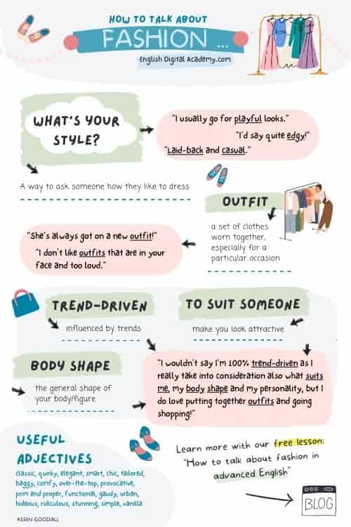 Visuals to learn English